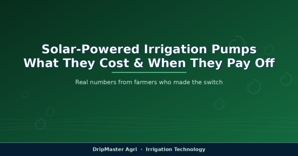 Solar-Powered Irrigation Pumps: What They Cost and When They Pay Off ...